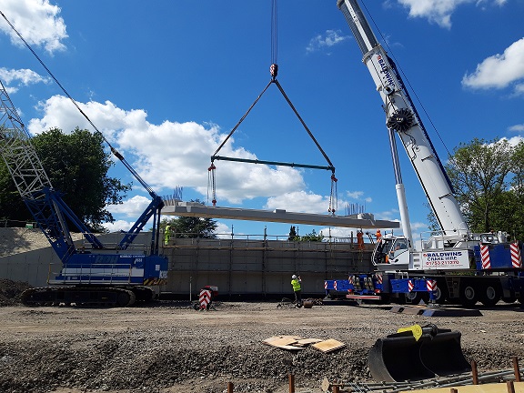 Butts Bridge, Alton: Cill Beam Installation - Jubb