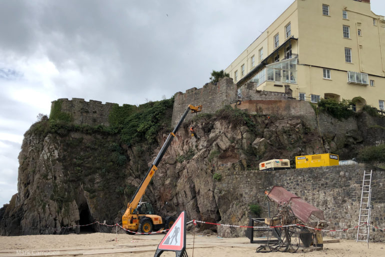 Cliff Stabilisation, Castle Beach - Jubb