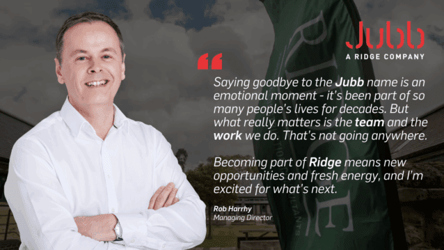 A new chapter for Jubb - Jubb